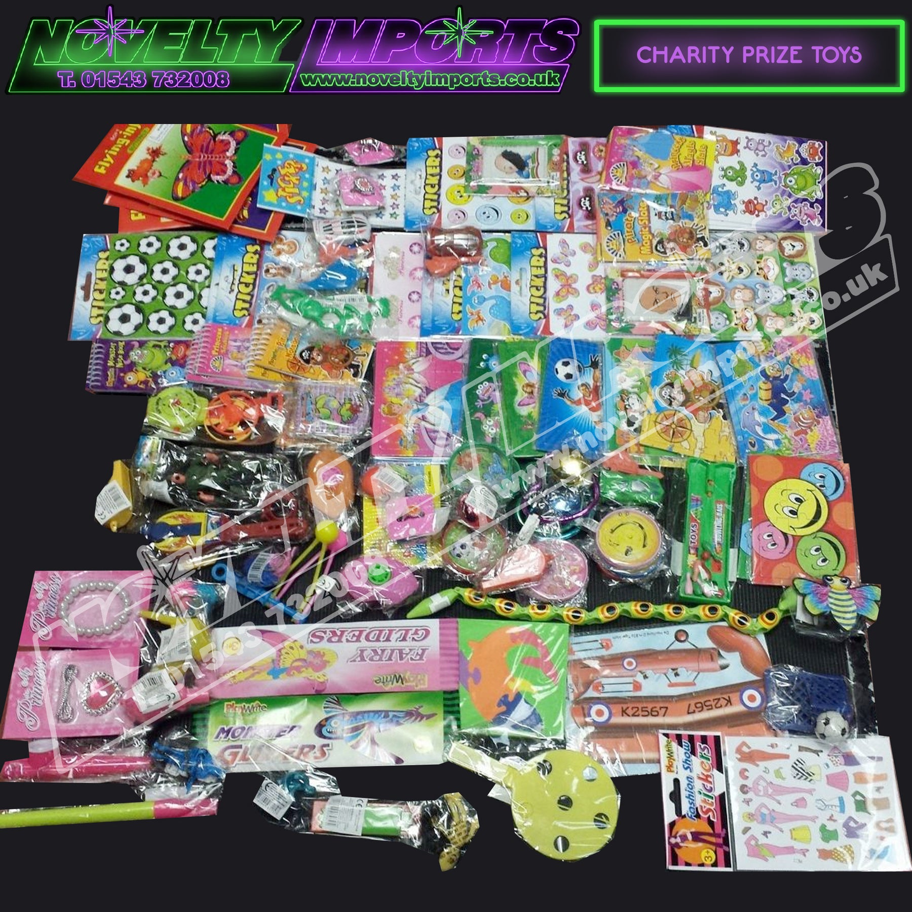 100/pc Lucky Dip Stall Charity Fundraising Toy Prizes Party Bags ...